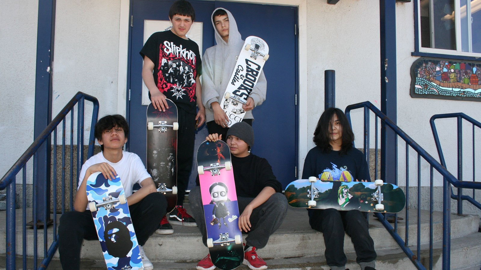 Hugh John Macdonald students stoked to shred at the skatepark